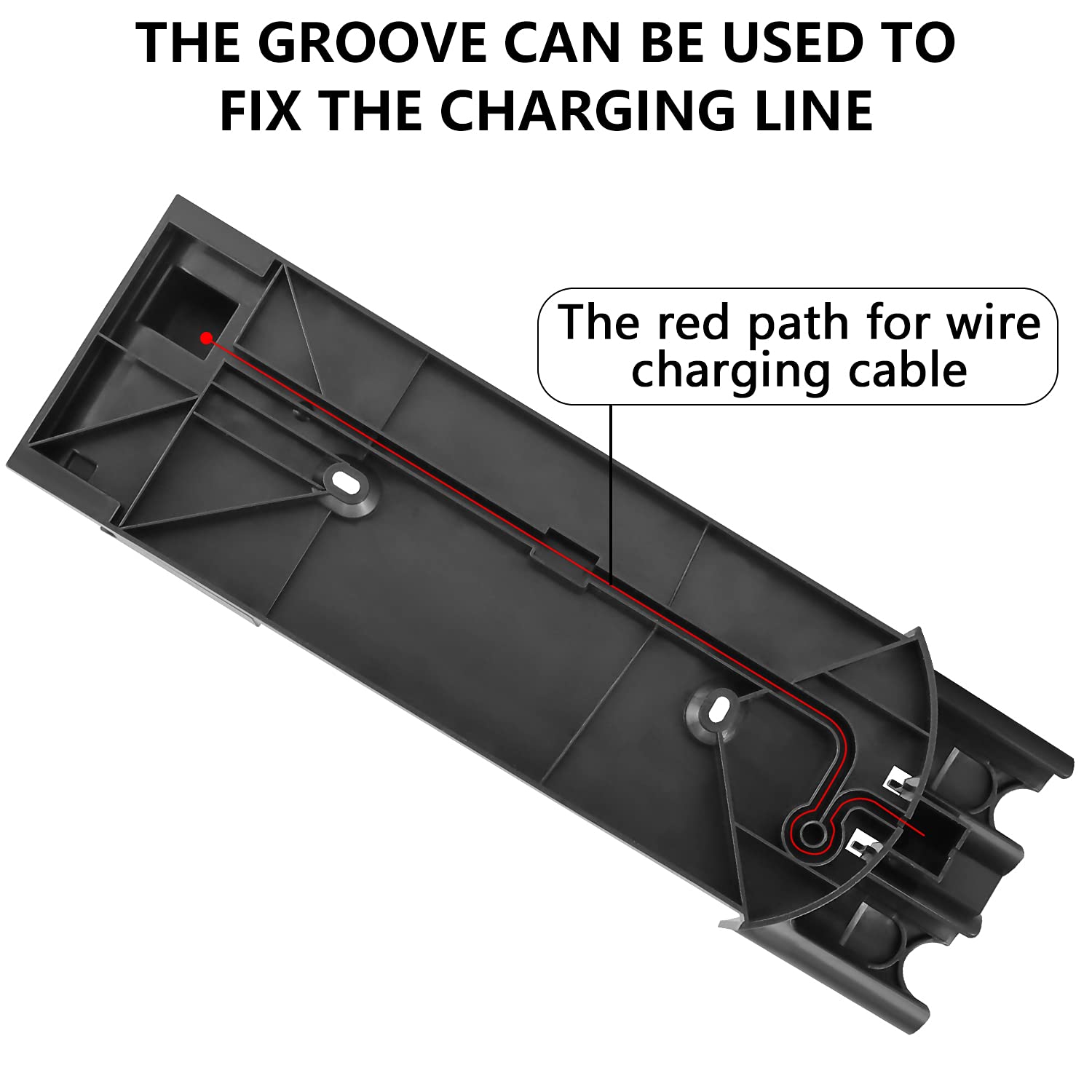 Improvedhand Docking Station Accessory Wall Mount Compatible with Dy.son V7 V8 Cordless Vacuum Cleaner Replaces Part # 967741-01