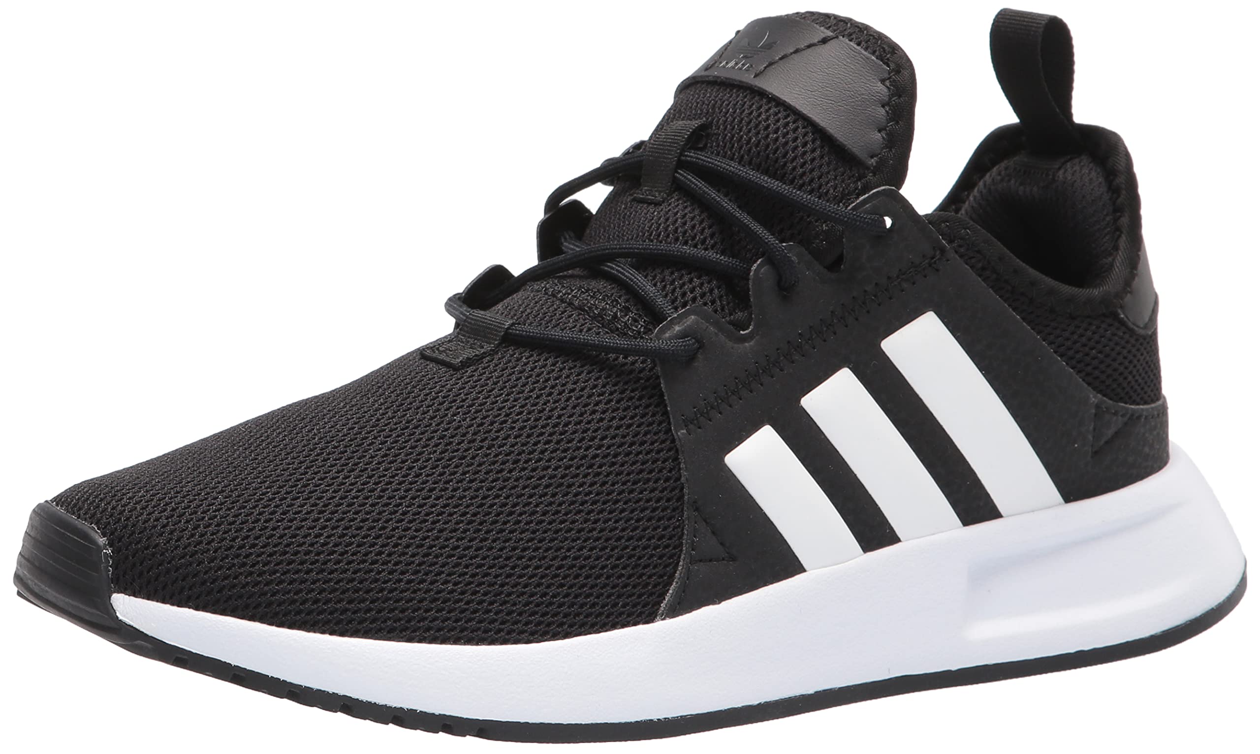 adidas Originals X_PLR Sneaker, Black/White/Black, 5 US Unisex Big Kid