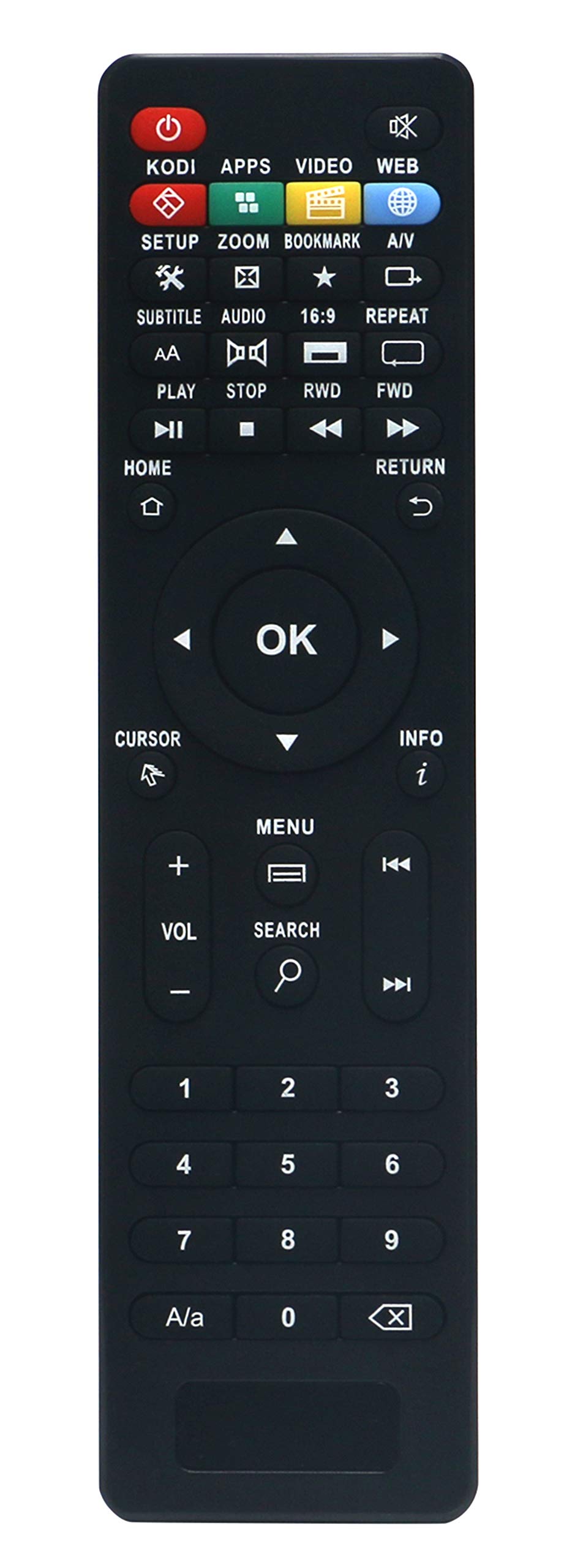 VINABTY Replaced Remote Control fit for MXQ T10 T10+ MXQ PRO Android Smart TV Box IPTV