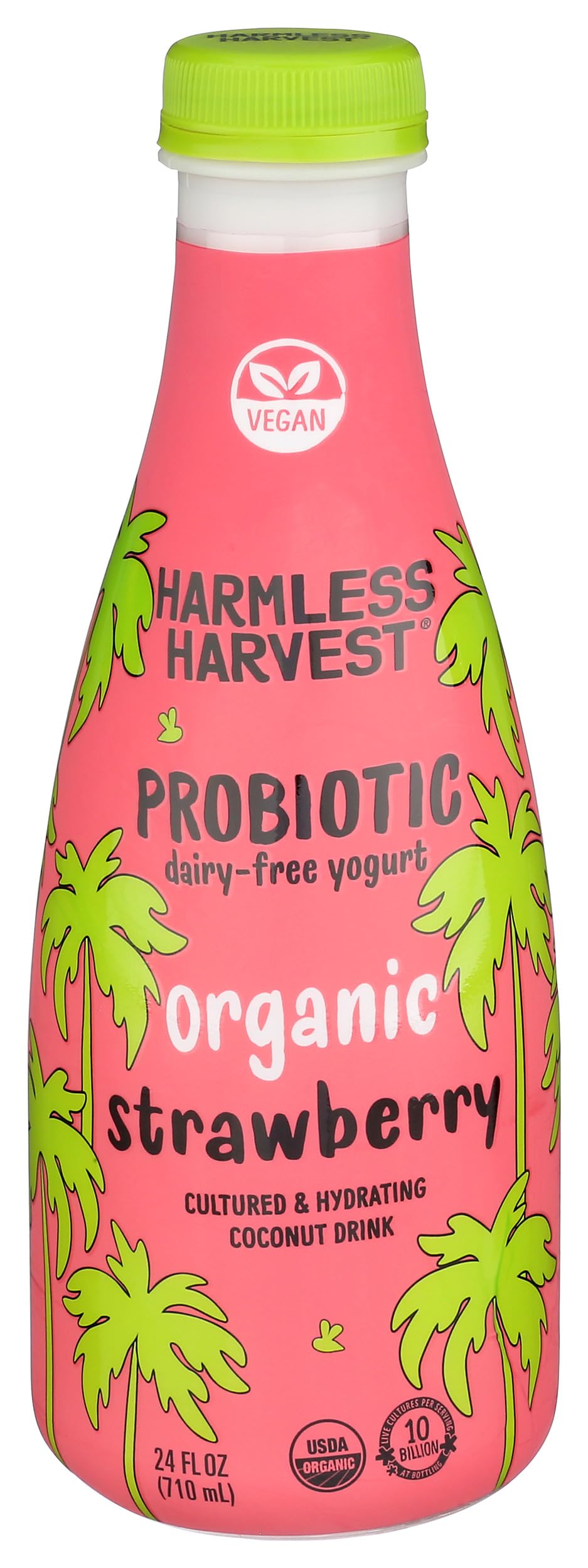 Harmless Harvest Dairy-Free Drinkable Yogurt - Strawberry 24oz, 24 Fl Oz