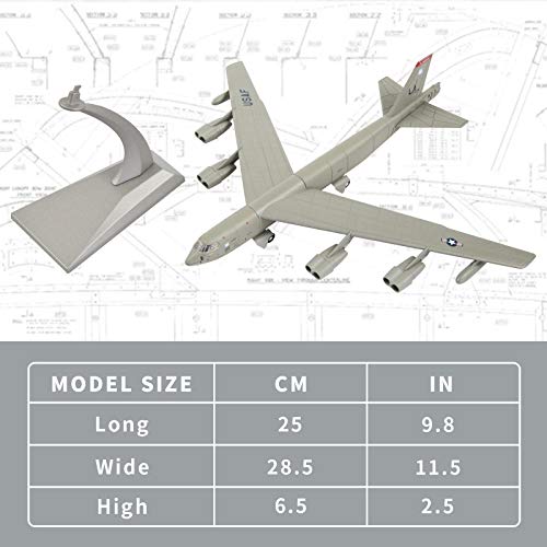 Lose Fun Park 1:200 Scale B-52 Military Airplane Model Diecast Planes Model Collection