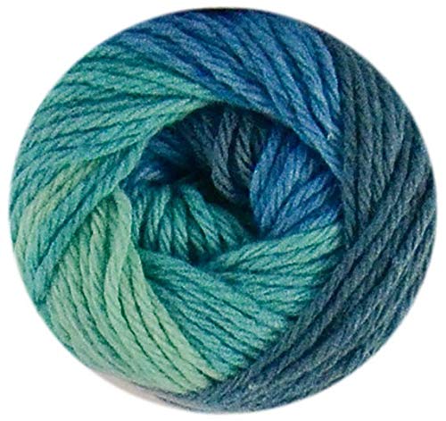 Premier Yarns Yarn Home Cotton MLT TURQSE ST, Turquoise Stripe
