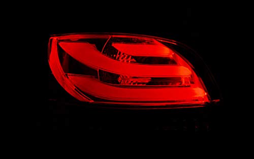 LED Rear Lights VR-934 Tail Light Assembly Tail Lamp 1 Pair Driver And Passenger Side Complete Set Smoke Bar compatible with Peugeot 206 1998 1999 2000 2001 2002 Hatchback 3 Doors 5 Door