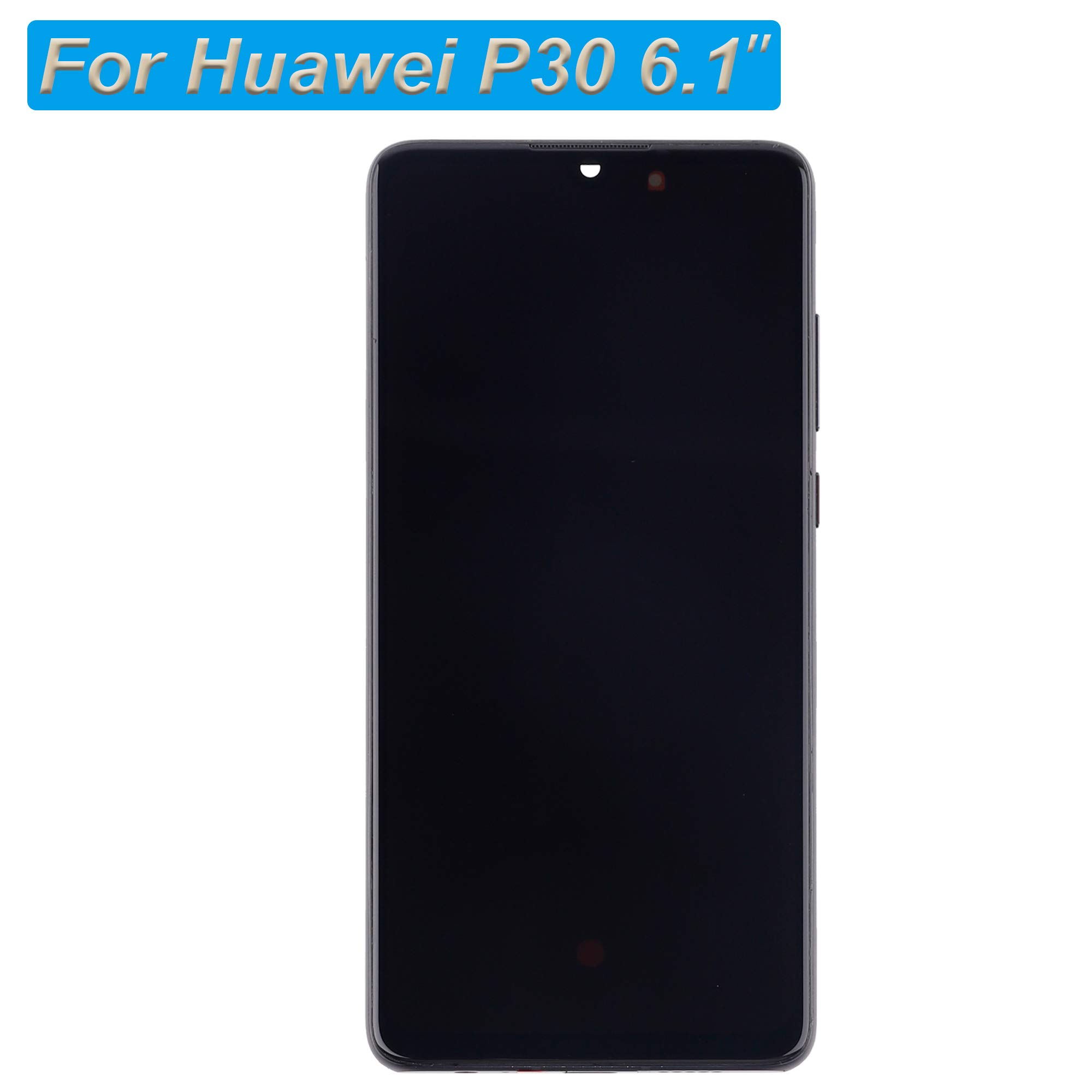 LCD Screen Compatible with Huawei P30 ELE-L29 ELE-L09 ELE-AL00 ELE-L04 6.1" inch LCD Touch Screen Display Assembly with Tools