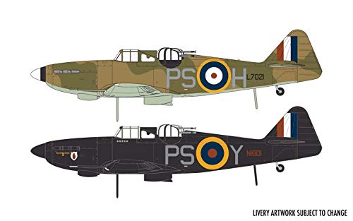 Airfix Boulton Paul Defiant MK I 1:48 WWII Military Aviation Plastic Model Kit A05128A