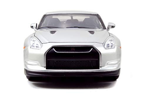 Fast & Furious '09 Nissan R35 Vehicle 1:24 Diecast By Jada Toys, Silver