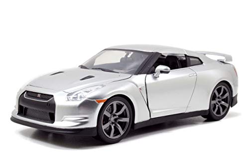 Fast & Furious '09 Nissan R35 Vehicle 1:24 Diecast By Jada Toys, Silver