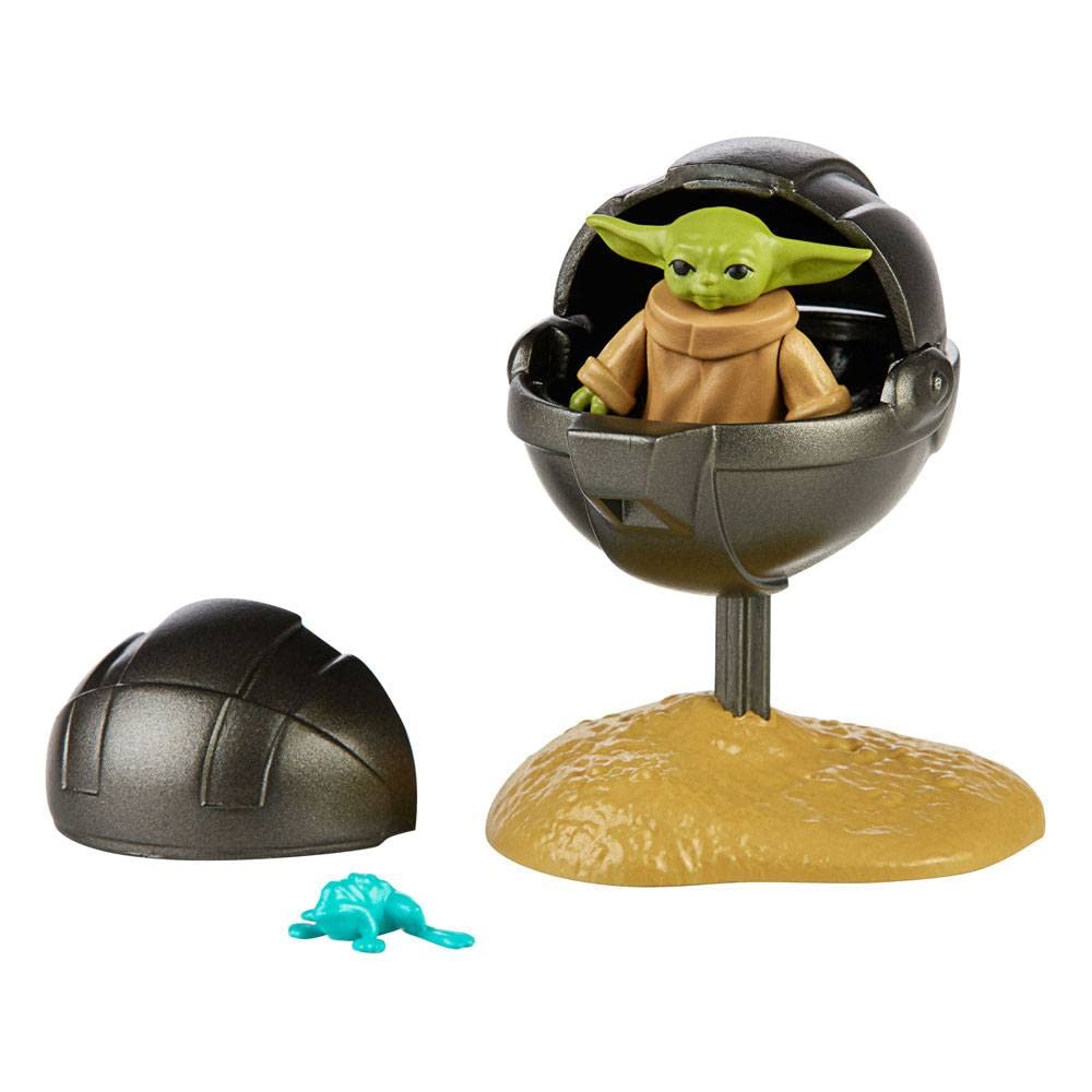 STAR WARS Retro Collection The Child Toy 3.75-Inch-Scale The Mandalorian Action Figure with Accessories, Toys for Kids Ages 4 and Up,F2023