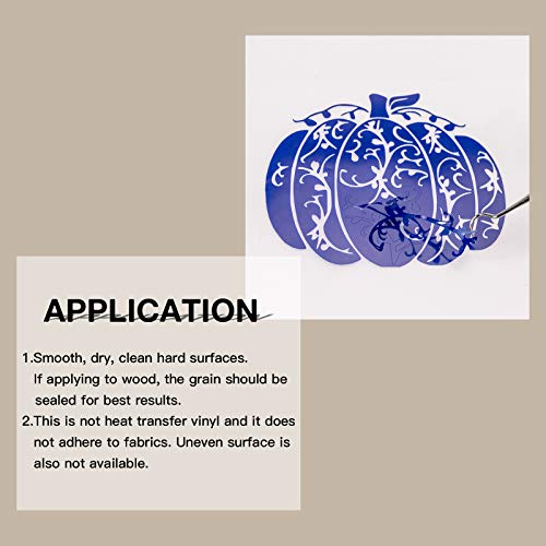 HTVRONT Royal Blue Permanent Vinyl Roll - 12" x 50 FT Blue Adhesive Vinyl for Cricut, Silhouette, Cameo Cutters, Blue Vinyl Roll for Signs, Scrapbooking, Craft, Die Cutters