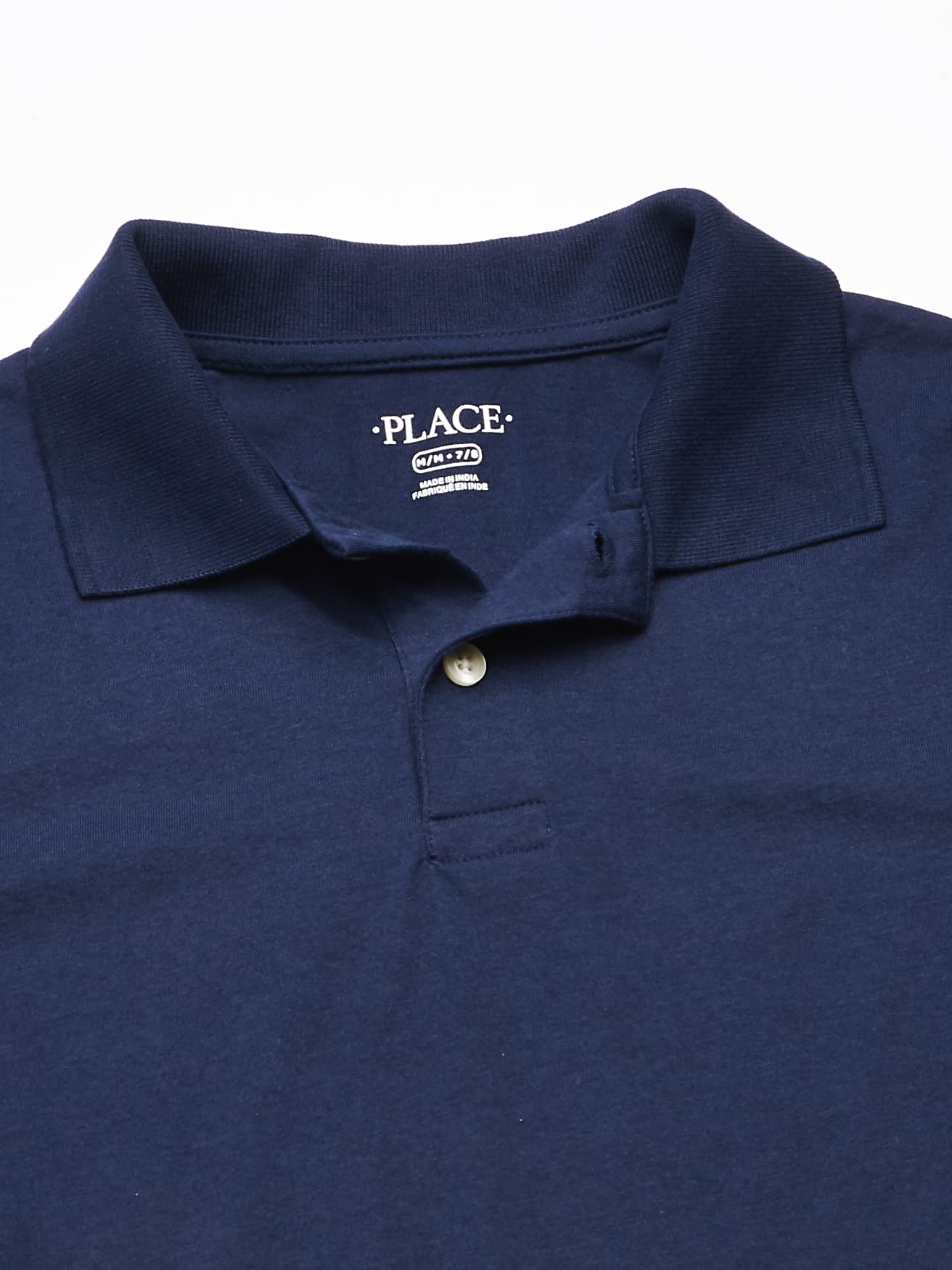 The Children's Place boys Uniform Soft Jersey Polo Shirt, Nautico, 7 8 US