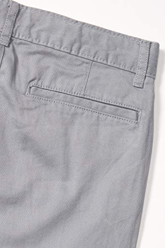 The Children's Place boys Uniform Chino Pants, Fin Gray, 16 Slim US