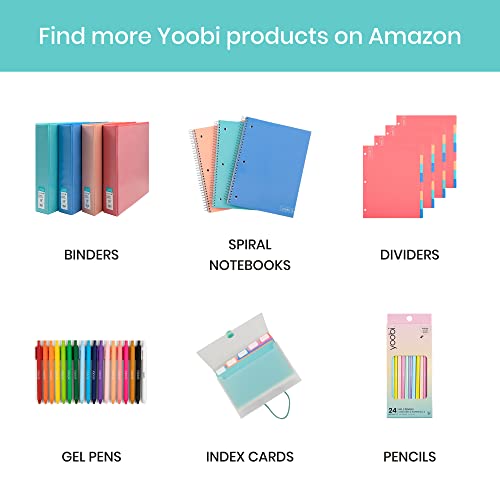 Yoobi Blue Mini Office Supply Kits - Mini School Supplies Kit - Includes Scissors, Mini Stapler, Staple Remover, Staples, Tape Dispenser & More - Cute School, Home or Office Supplies Kit (2-Pack)