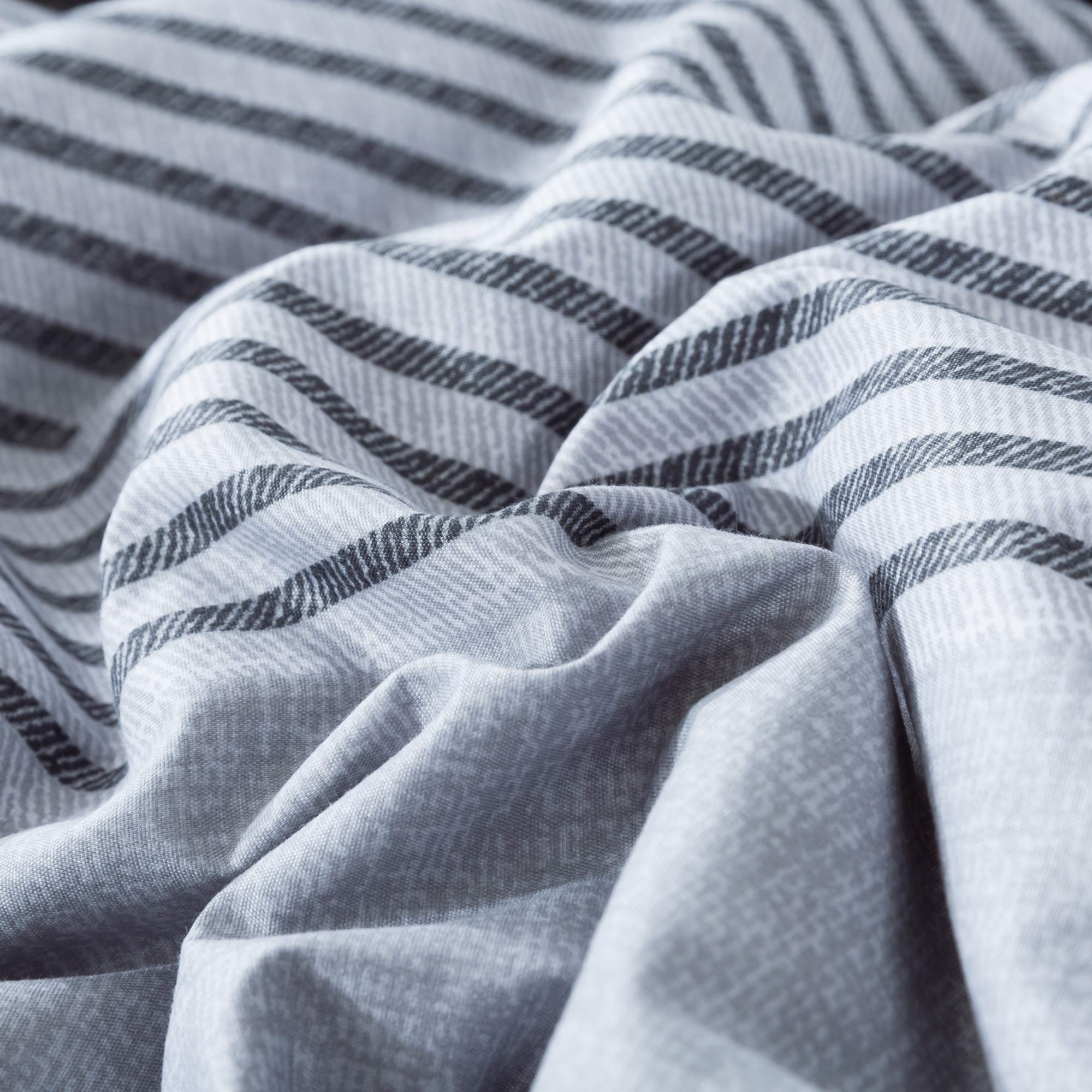 Andency Twin Comforter Set Blue (66x90 Inch), 2 Pieces Patchwork Striped Comforter Bed Sets for Boys, Soft Microfiber Down Alternative Comforter Bedding Set with Corner Loops