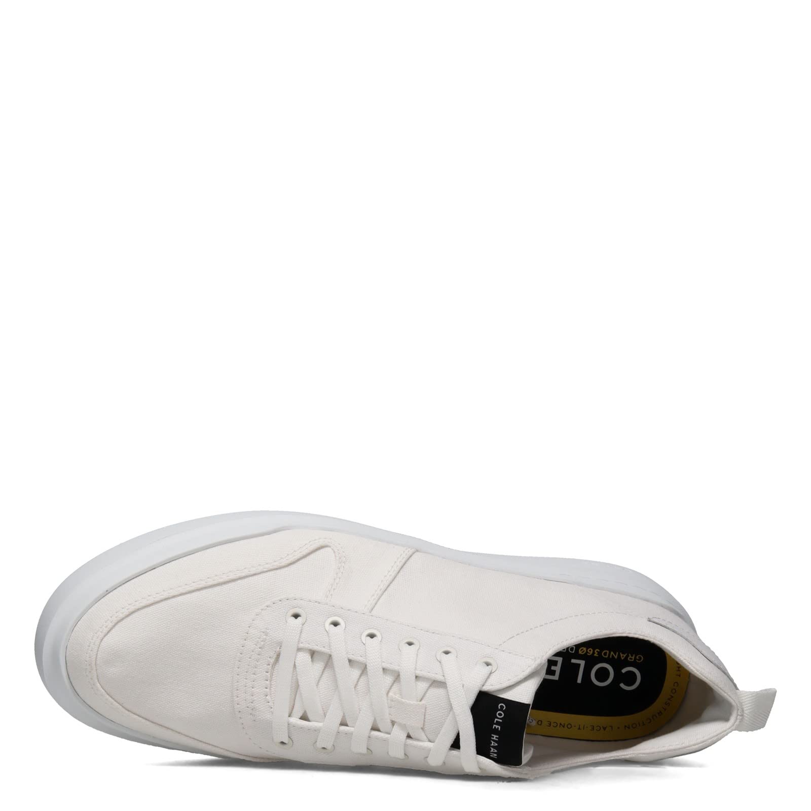 Cole Haan mens Grandpro Rally Canvas Court Sneaker, Optic White Canvas, 10 US