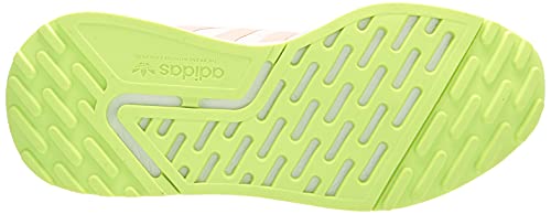 adidas Originals Multix Skate Shoe, Wonder White/Halo Blush/Signal Green, 5 US Unisex Little Kid