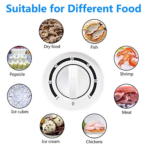 ROVSUN 3.5 Cubic Feet Chest Freezer, Compact Deep Freezer with Storage Basket, Adjustable Thermostat, Ideal for Home Kitchen Office RV, White