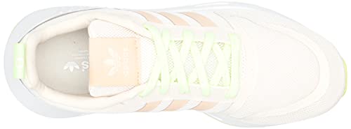 adidas Originals Multix Skate Shoe, Wonder White/Halo Blush/Signal Green, 5 US Unisex Little Kid
