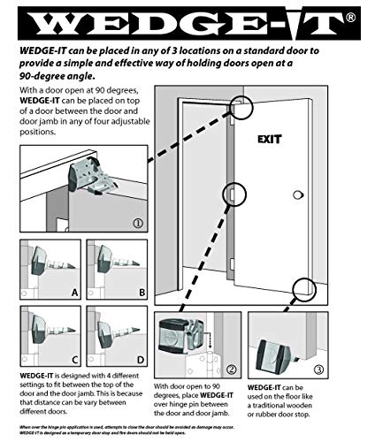 Wedge-It - The Ultimate Door Stop - Purple