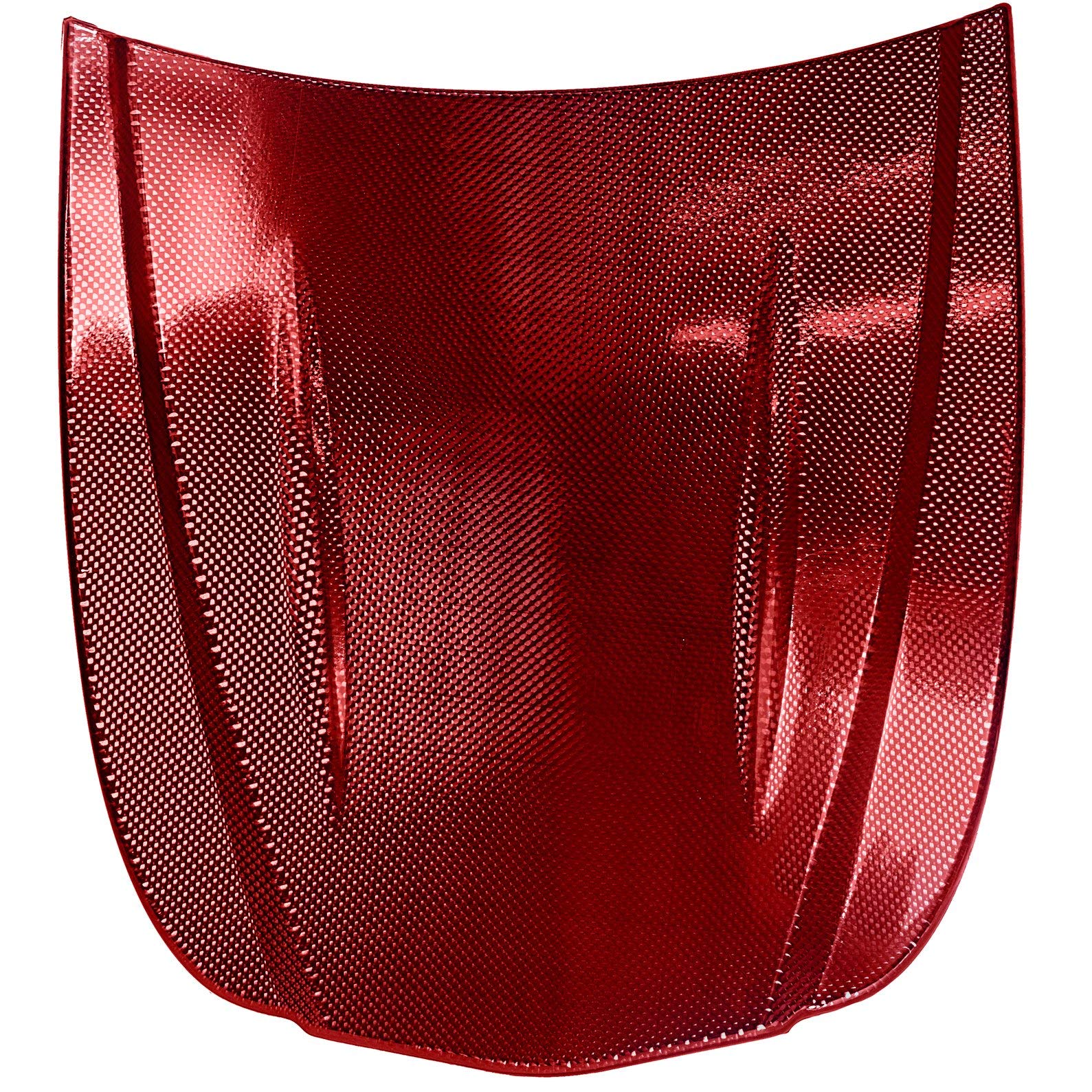 VViViD+ Holographic Weave High-Gloss Vinyl Car Wrap (1ft x 5ft, Red)