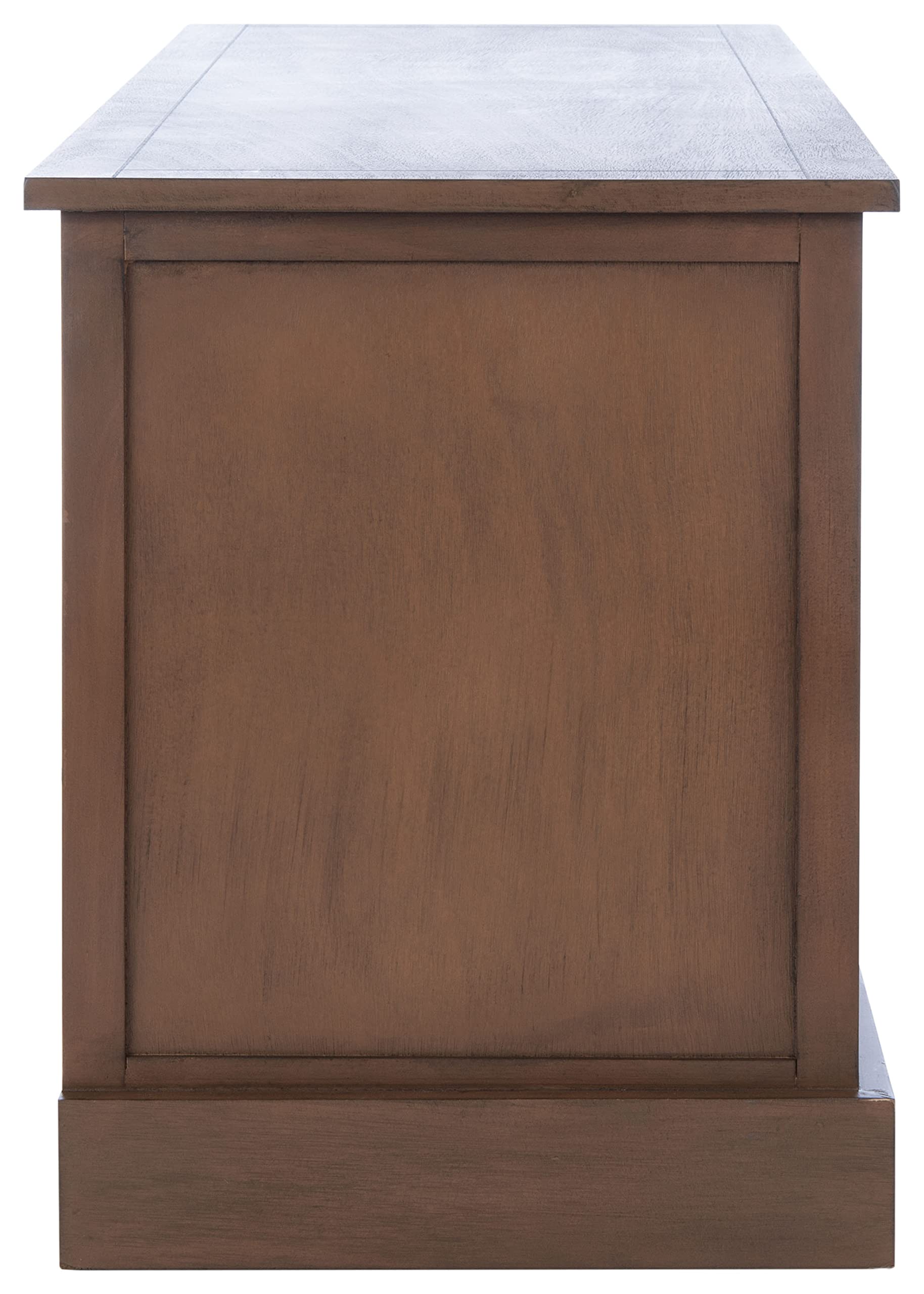 SAFAVIEH Home Collection Landers Brown 4-Drawer Media Stand (up to 55-inch Flat Screen TV)