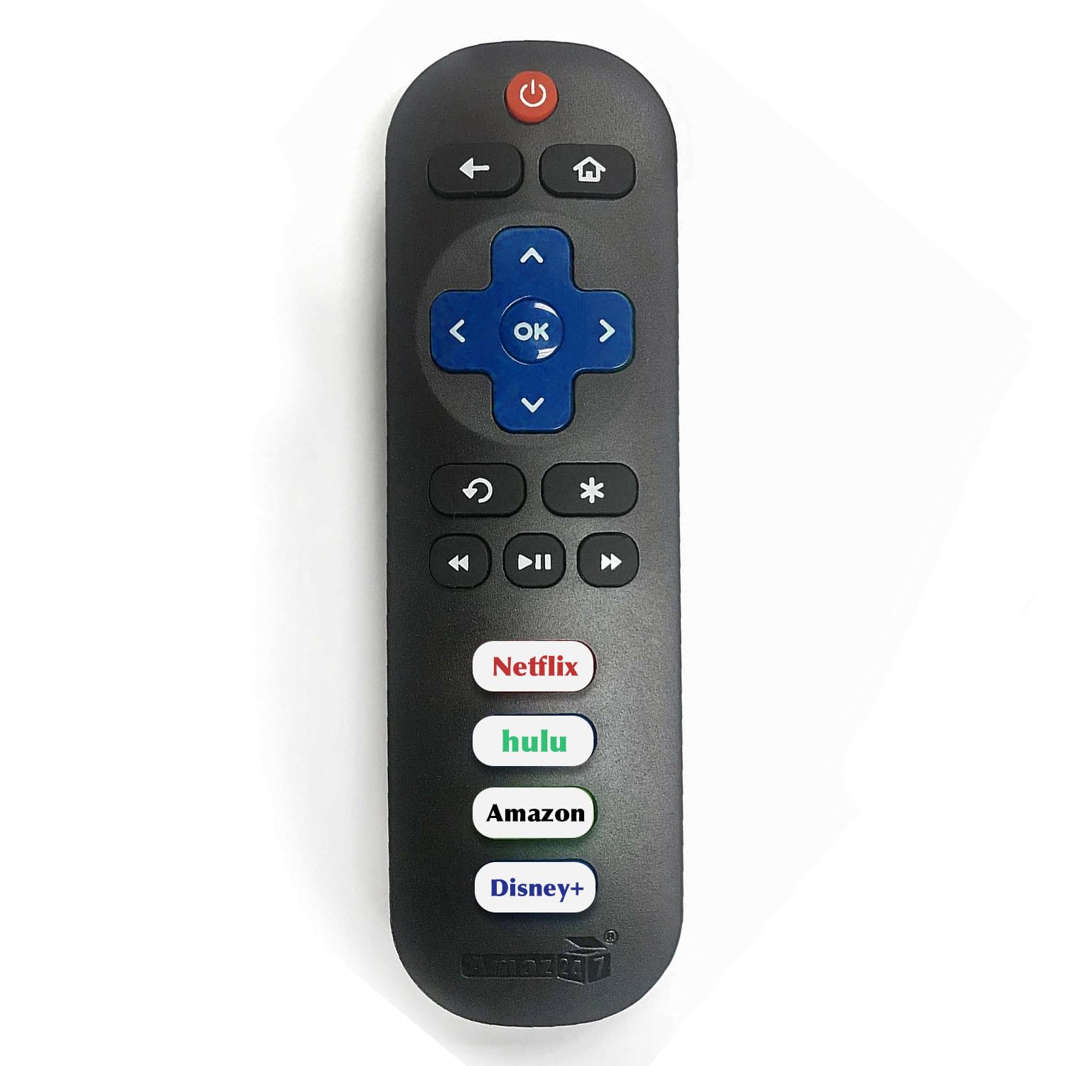 TCL Roku TV Remote Works with All TCL Roku TV. NO Programming!! NO Pairing!!