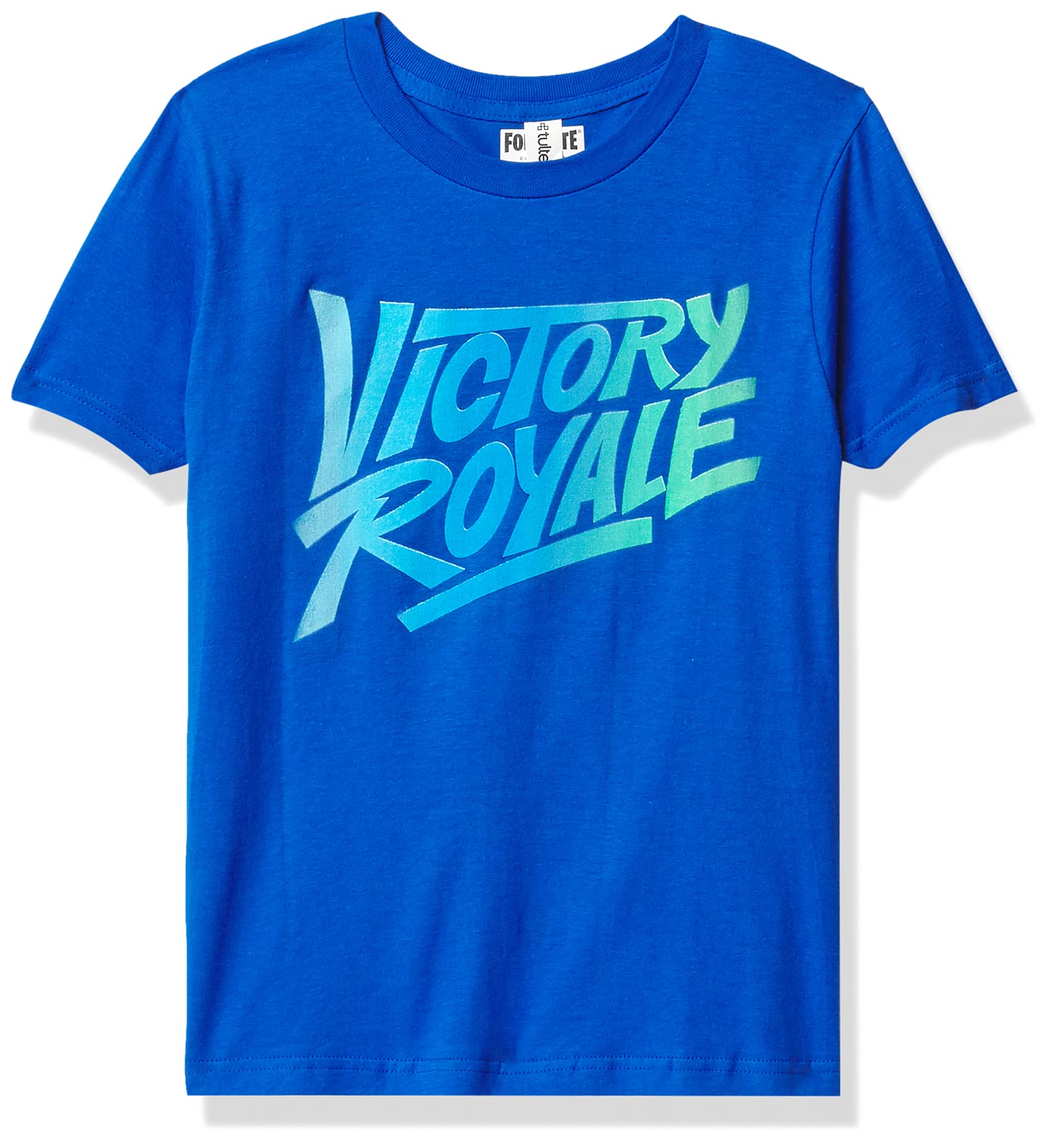 FORTNITE Victory Royale Logo Boy's Premium Solid Crew Tee