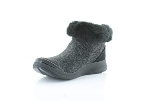 BZees Iris Black Faux Wool 6 M