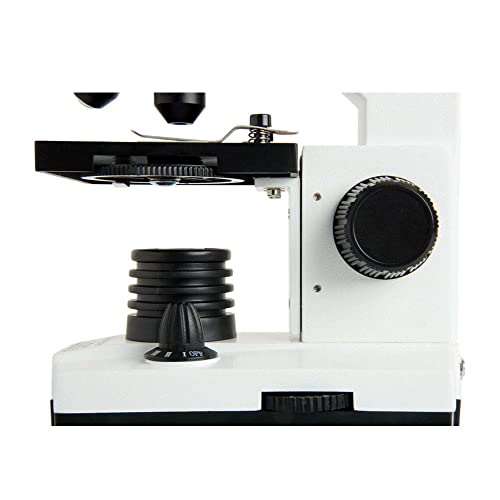 Celestron – Celestron Labs – Monocular Head Compound Microscope – 40-400x Magnification – Adjustable Mechanical Stage – Includes 10 Prepared Slides
