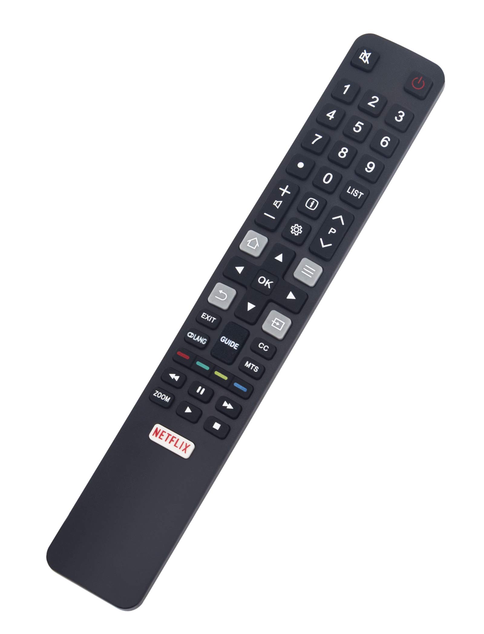 RC802N YLI2 Replaced Remote fit for TCL Full HD Smart LED TV L49S62 49P32CFSA 49C2US 55C2US 50P20US 55P20US 60P20US 65P20US 65C2US 75C2US 55X2US 65X2US 43P20US