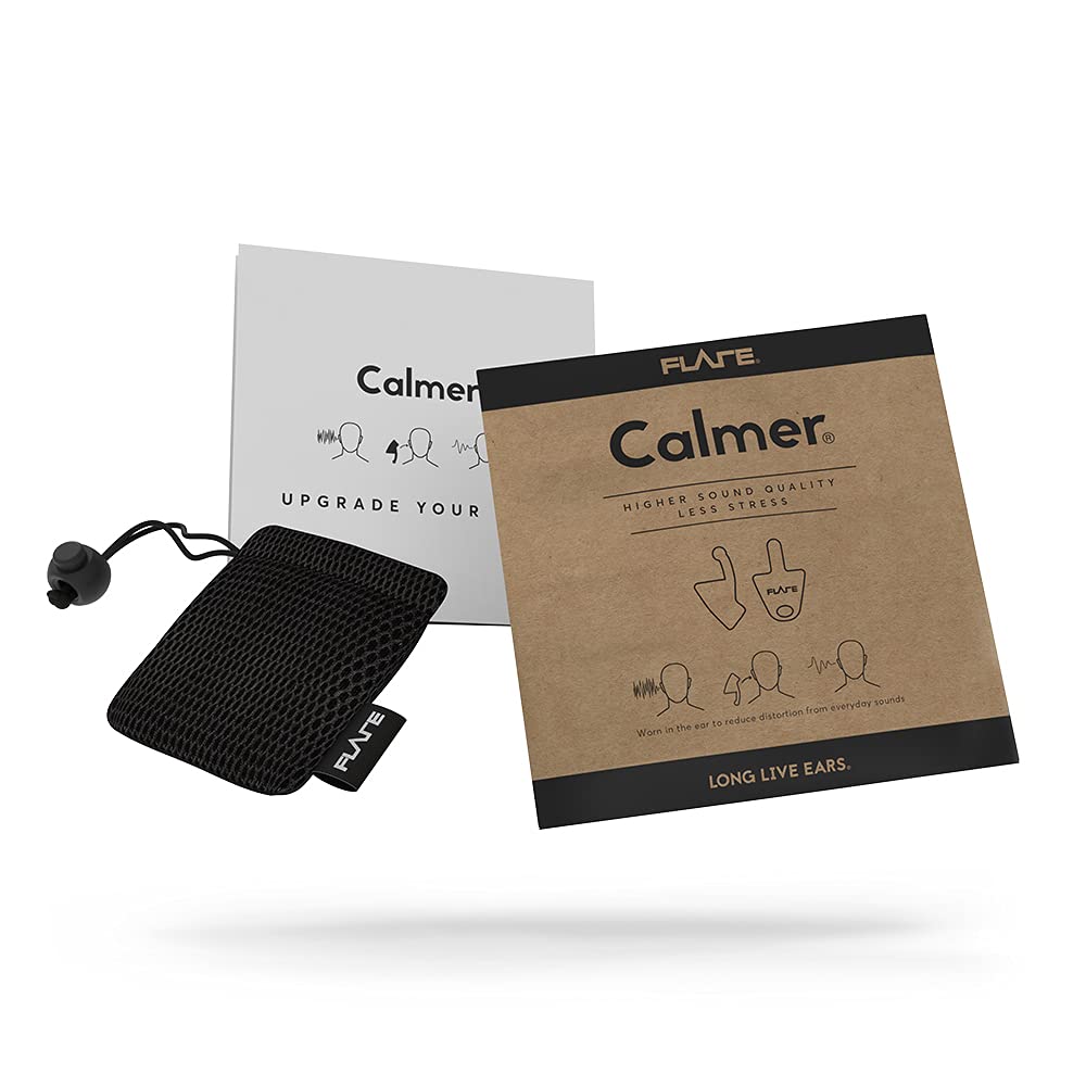 Flare Calmer – Ear Plugs Alternative – Reduce Annoying Noises Without Blocking Sound – Soft Reusable Silicone - Translucent