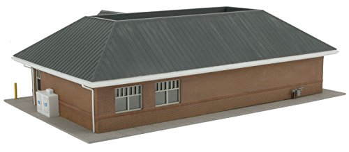 Modern Gas Station - KIT - Main Building: 10-7/16 X 6-1/2 X 3-1/8" 26.5 X 16.5 X 7.9CM