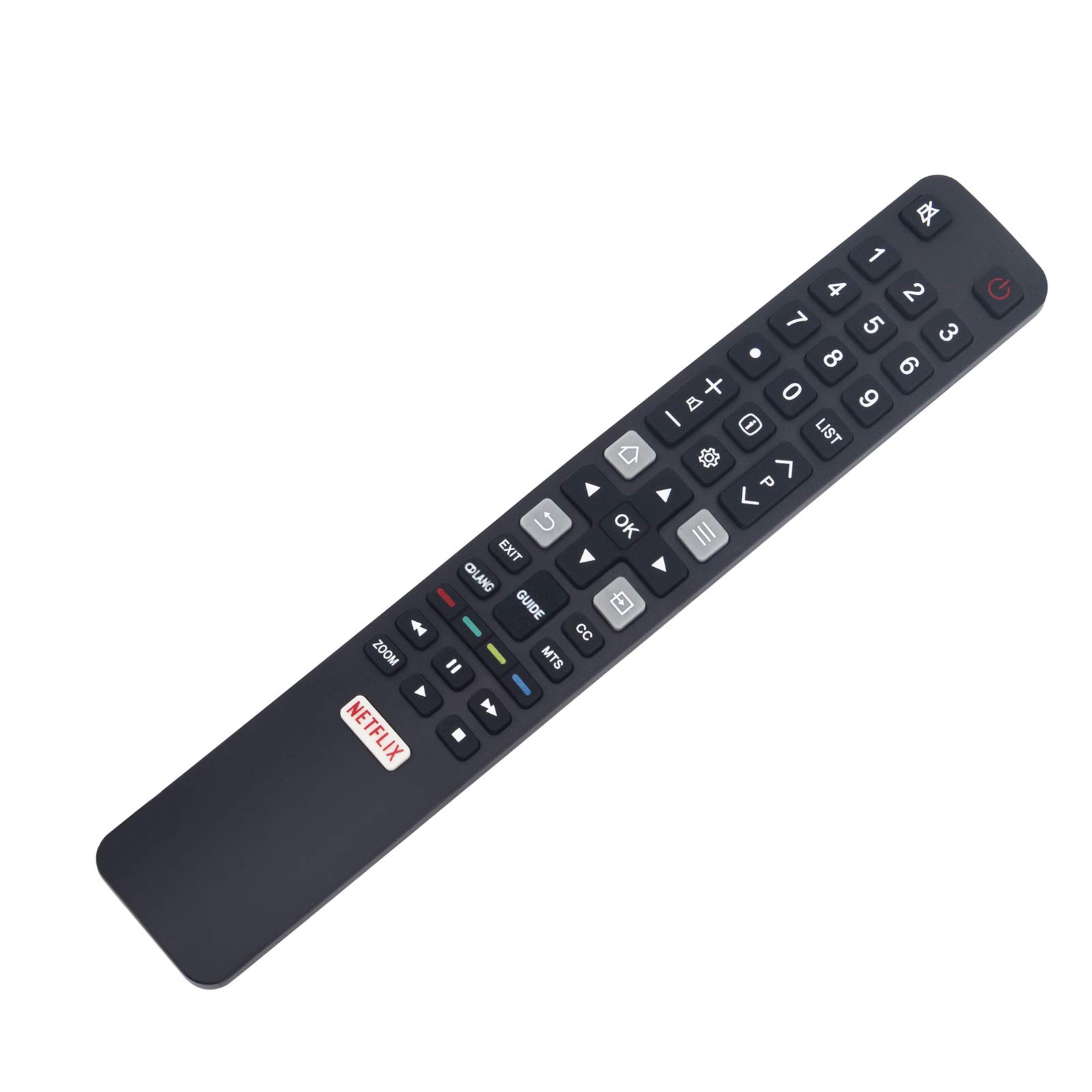 RC802N YLI2 Replaced Remote fit for TCL Full HD Smart LED TV L49S62 49P32CFSA 49C2US 55C2US 50P20US 55P20US 60P20US 65P20US 65C2US 75C2US 55X2US 65X2US 43P20US