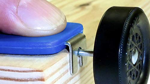 Pinewood Pro Pine Derby Car Kit with PRO Graphite - Painted, Weighted and Ready to Race - Blue Marlin