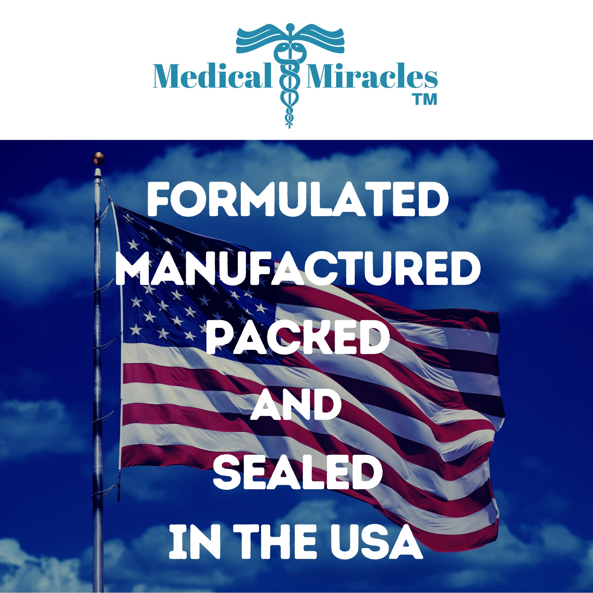 Medical Miracles Hemp Relief Cream - Ideal for Arthritis, Neuropathy, Muscles, Joints, Neck, Back, Elbows, Hands, Feet, and Knees - Proudly Made in USA (3000mg)