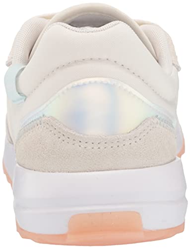 adidas Women's Retrorun Running Shoe, Chalk White/Chalk White/Halo Mint, 6.5