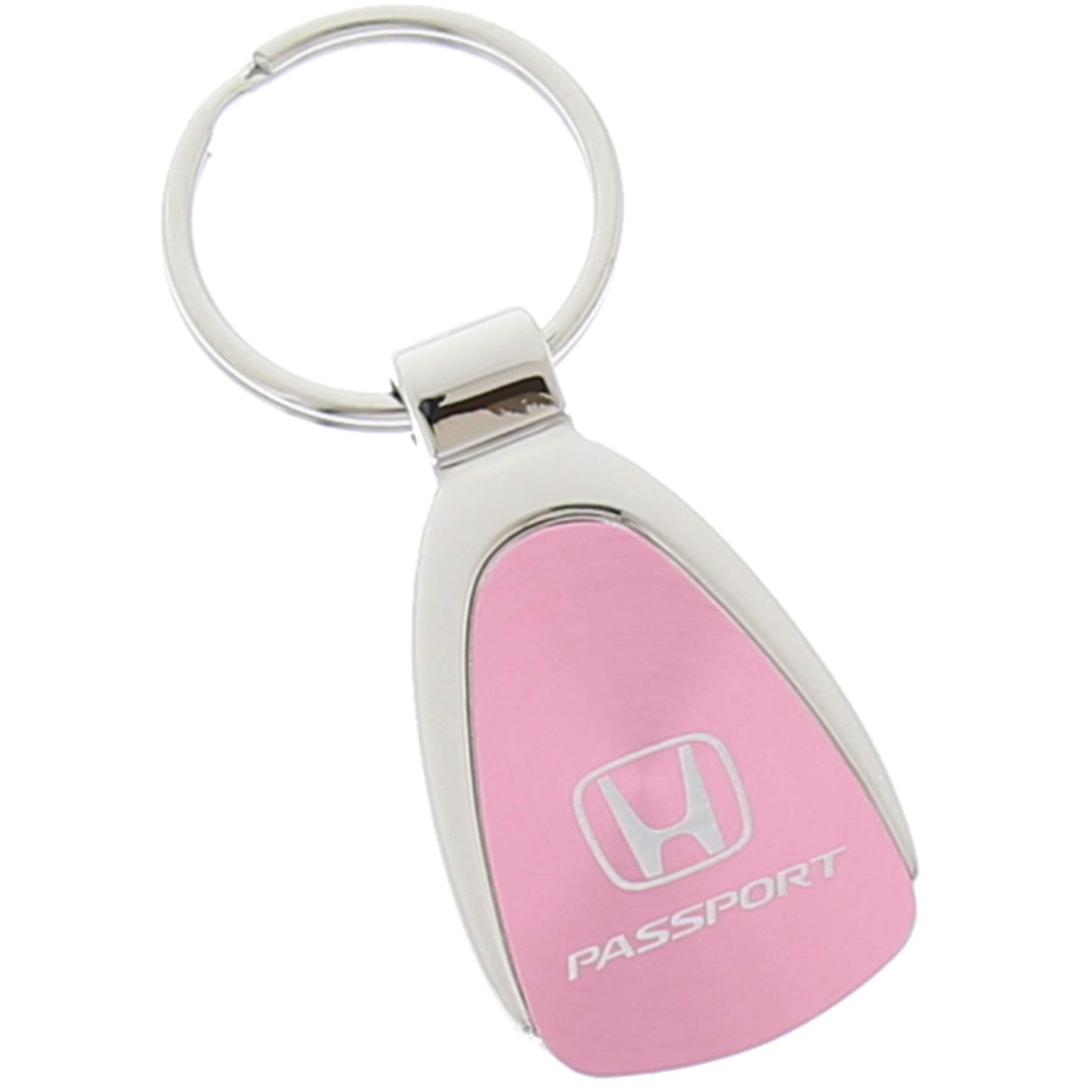 Au-TOMOTIVE GOLD Tear Drop Key Chain for Honda Passport (Pink)