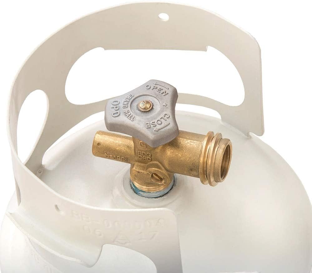 Flame King OPD Propane Tank Service Overfill Protection Valve for Standard 20 LB Pound Grill Cylinder
