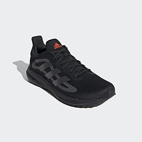 adidas Men's Solar Glide 4 Trail Running Shoe, Black/Night Metallic/Grey, 9
