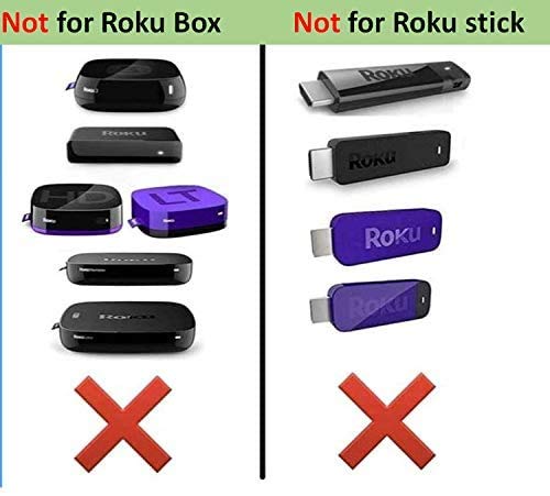 Universal Remote Control Compatible with TCL Roku TVs with Google Play EstrellaTV DEEZER Netflix Shortcut Key