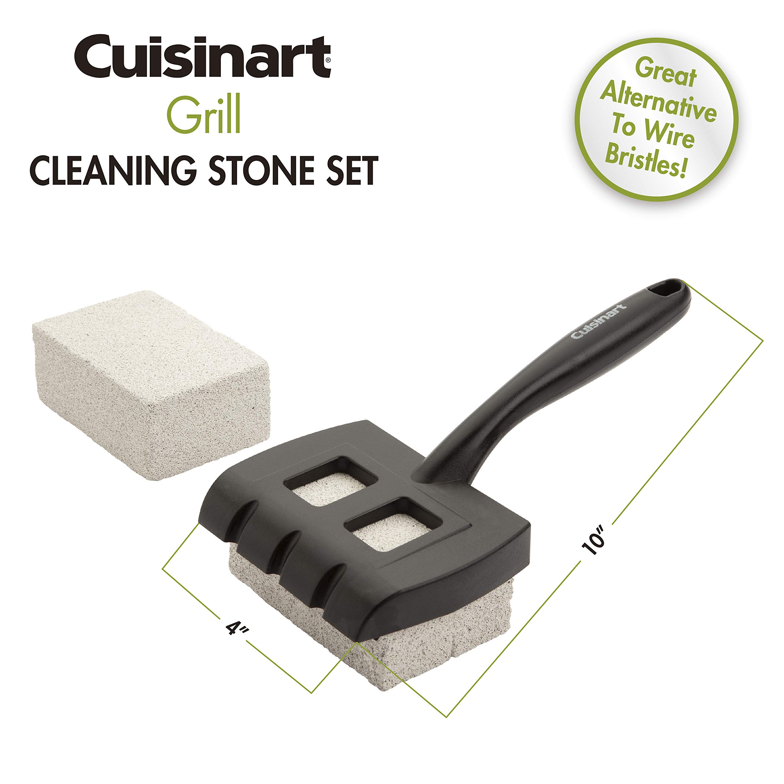 Cuisinart CCK-210 Stone Grill Cleaning Brush, White/Black