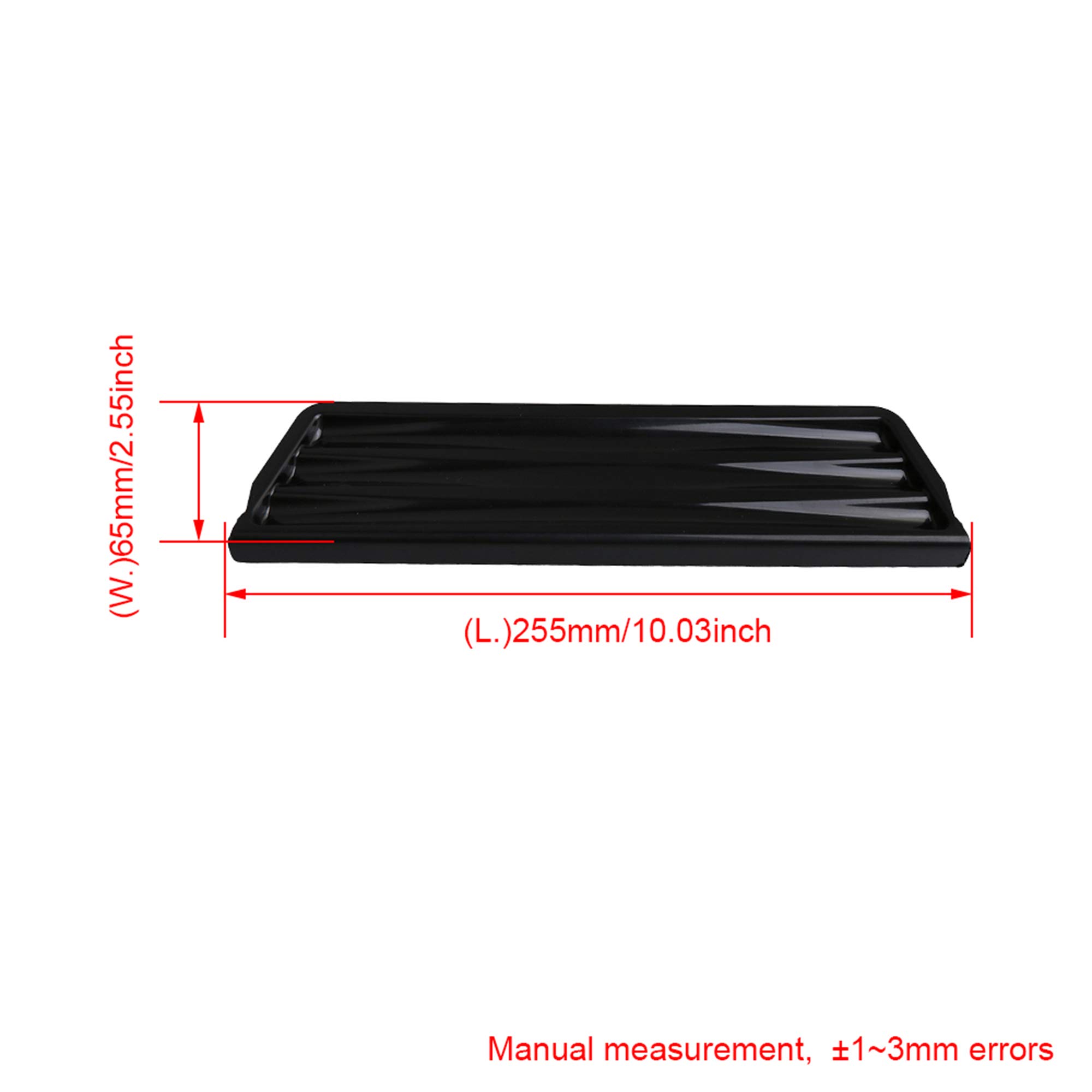 Walmine Black Plastic 2206670B Refrigerator Dispenser Grille Replacement for Whirlpool, Replace WP2206670B W10171993 W10189532