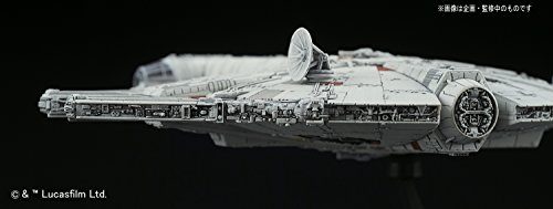 Bandai Vehicle Model 006 Star Wars Millennium Falcon Plastic Model Kit -Story of Roue one-, White