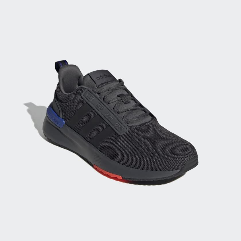 adidas Men's Racer TR21 Trail Running Shoe, Grey/Black/Sonic Ink, 8.5
