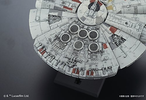 Bandai Vehicle Model 006 Star Wars Millennium Falcon Plastic Model Kit -Story of Roue one-, White