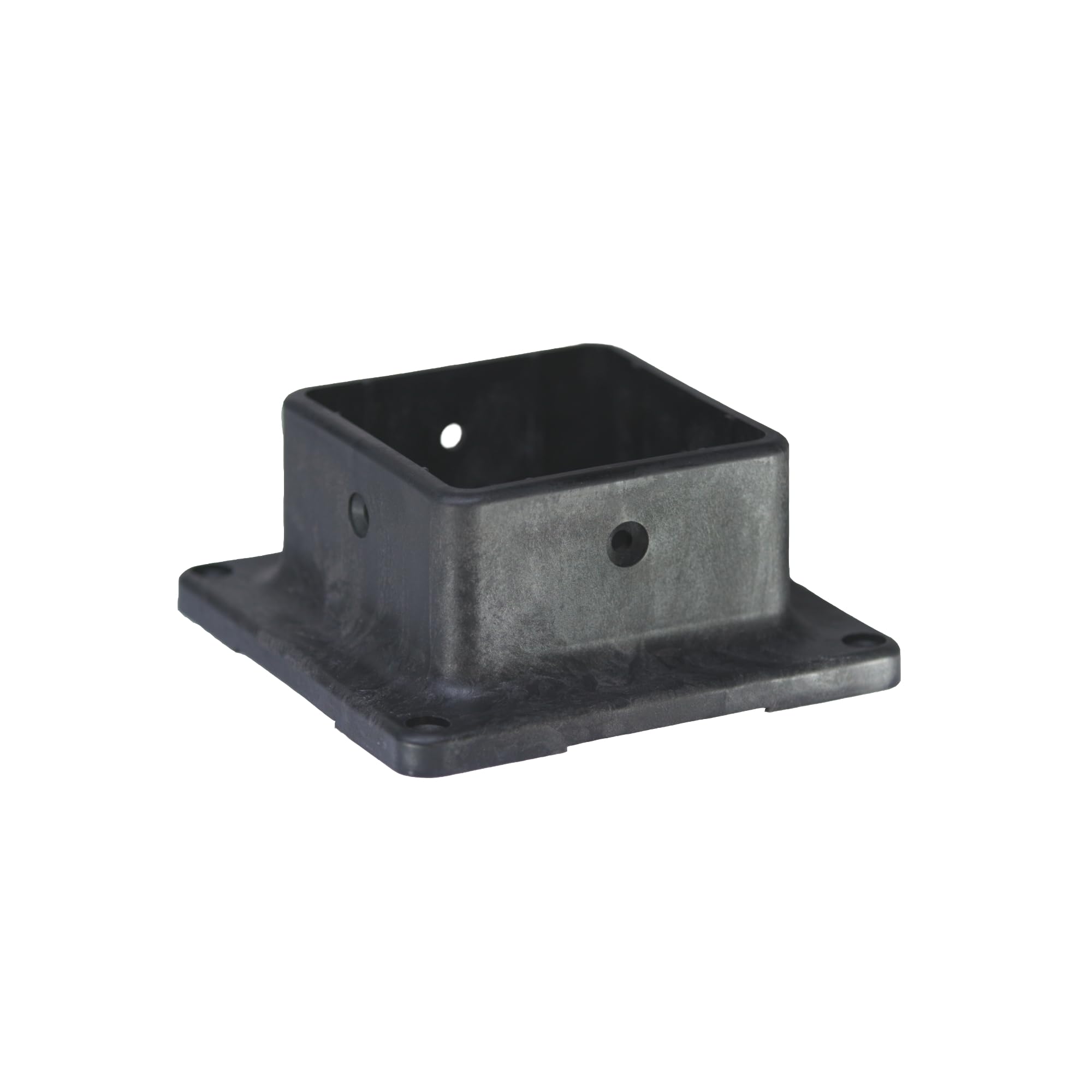 Nuvo Iron PPA4X4B 4" X 4" Plastic Post Anchor, Black