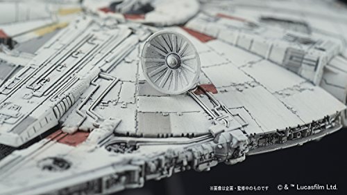 Bandai Vehicle Model 006 Star Wars Millennium Falcon Plastic Model Kit -Story of Roue one-, White