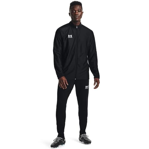 Under Armour Men's Challenger Track Jacket, Black (001)/White, XX-Large