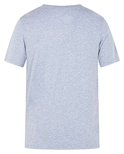 Hurley mens Icon Slash Gradient T-shirt T Shirt, Heather Grey, Large US