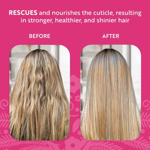 LATINUS BEAUTY RESCUE Impossible Keratin Anti-Frizz Shampoo and Conditioner Set for Dry, Damaged Hair (12 oz each)