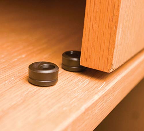 FastCap Euro Door Stop Brown No Screws- 10 Pcs